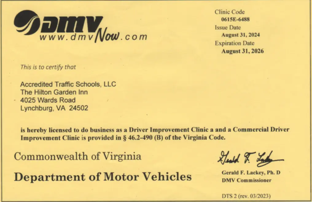 Credentials | Driver Improvement Courses
